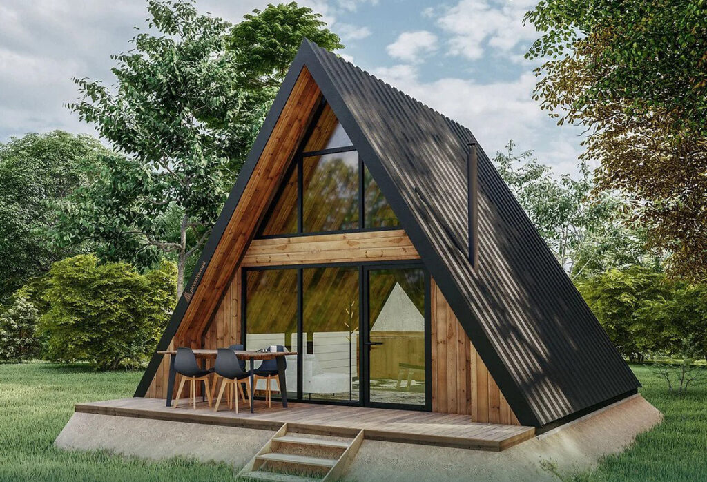 A FRAME ECO LINE - TOP LINE Montažne kuće